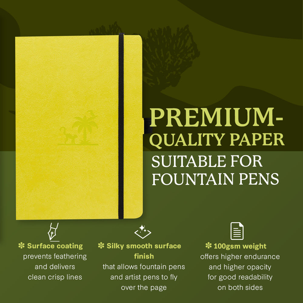 Eco Bullet Journal | A5+ Earth Notebook | Dingbats