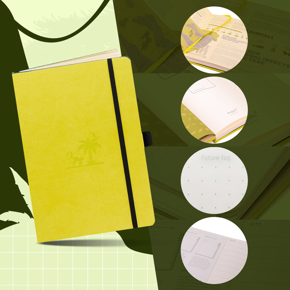 Eco Bullet Journal | A5+ Earth Notebook | Dingbats