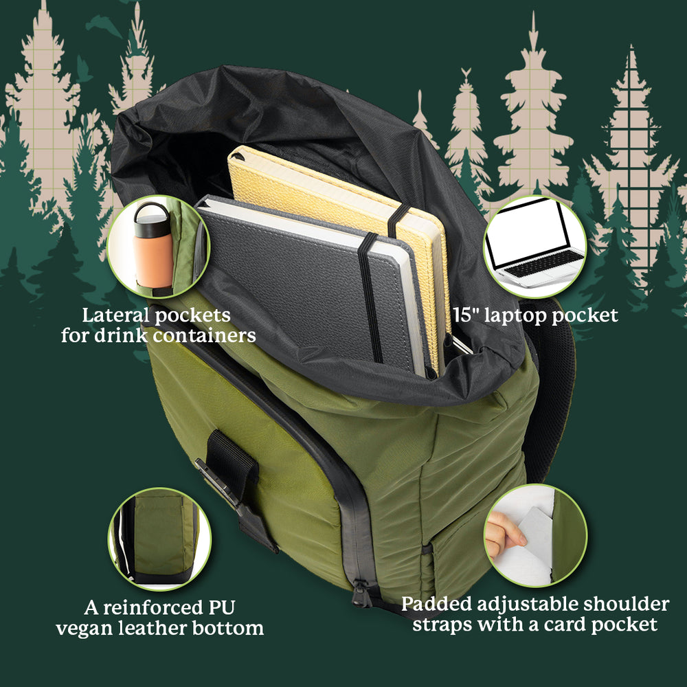 Recycled PET Backpack Rucksack | Dingbats