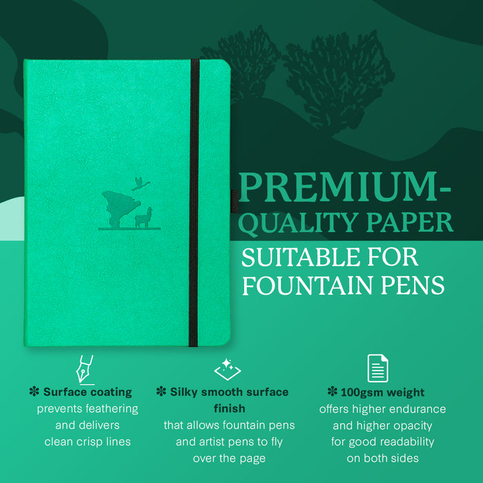 Eco Bullet Journal | A5+ Earth Notebook | Dingbats